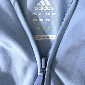 adidas | Jackets & Coats | Adidas Womens S Full Zip Baby Blue Track ...